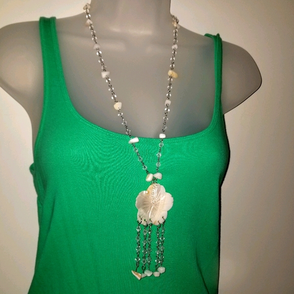Jewelry | Shell Flower Design Necklace | Poshmark
